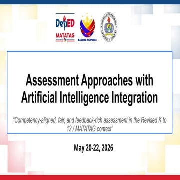AI Assessment Approaches with Artificial Intelligence Integration | PPTX