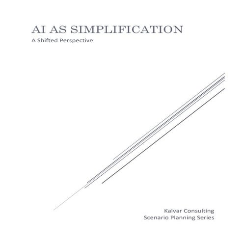 AI As Simplification | PDF
