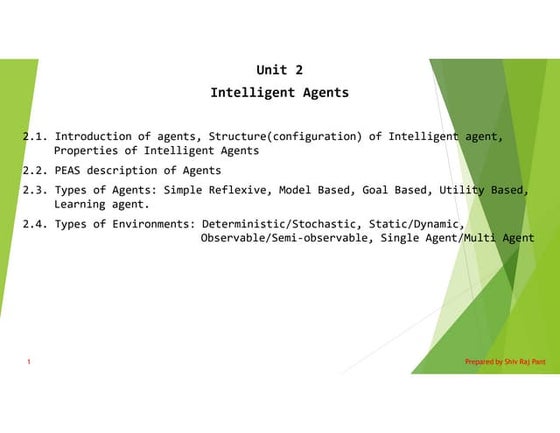 peas description of task environment with different types of properties ...
