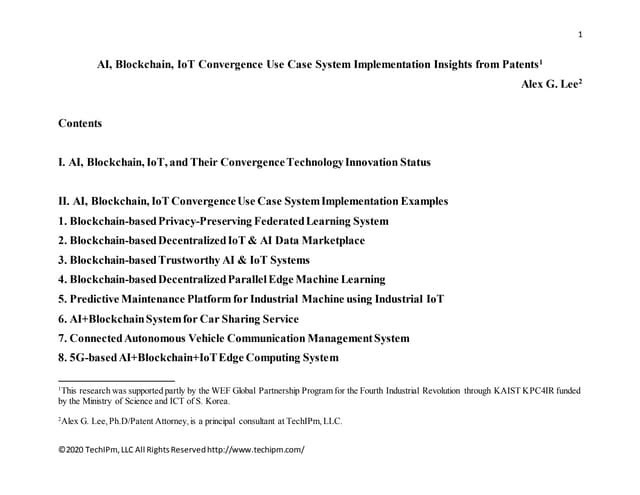 Ai Blockchain Iot Convergence Use Case System Implementation Insights