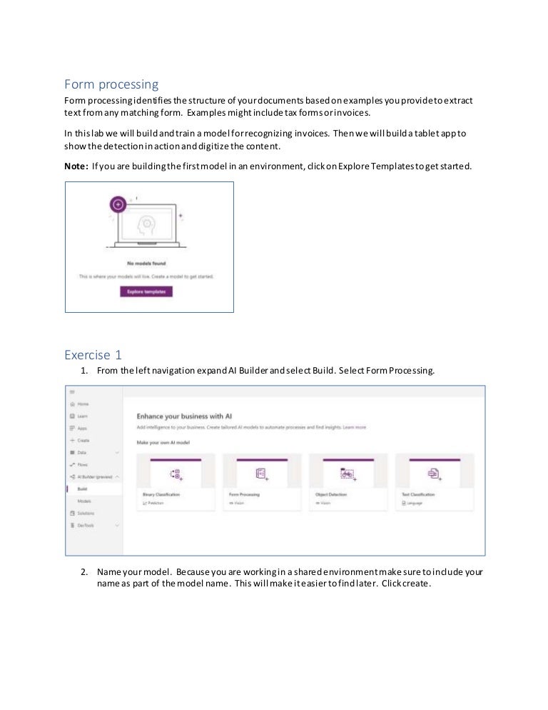 Ai Builder Form Processing 