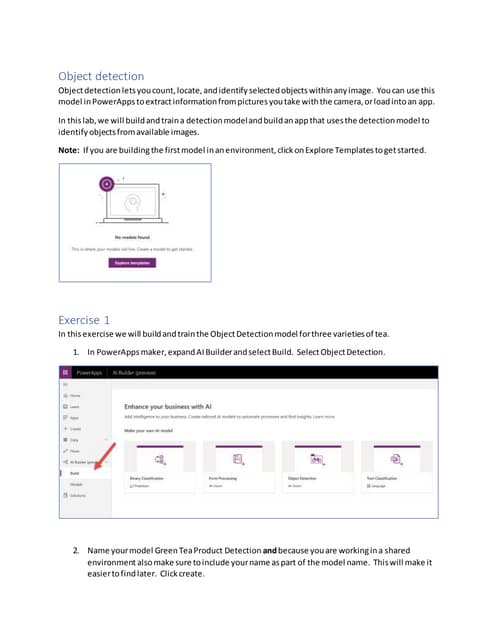 Ai Builder Object Detection Docx