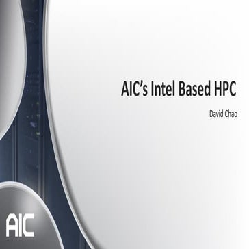 AIC Intel Based HPC | PPT