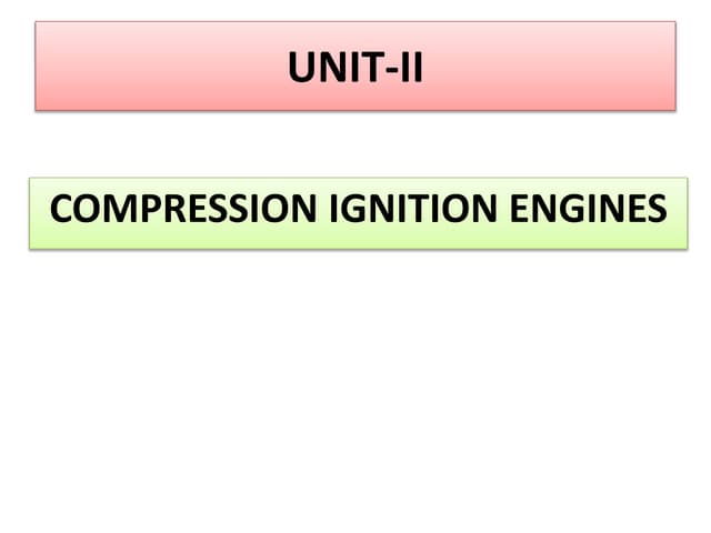 Combustion in CI engines | PDF