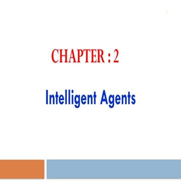 AICH2.pptx introduction to AI Intelligent agent | PPTX