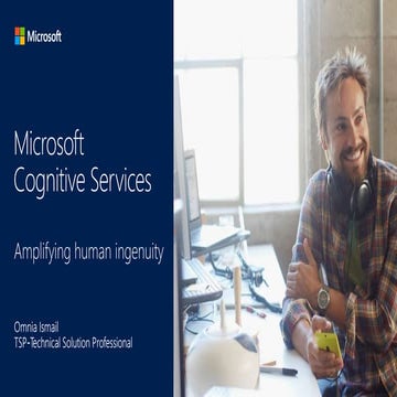 AI & Microsoft Cognitive Services | PPTX