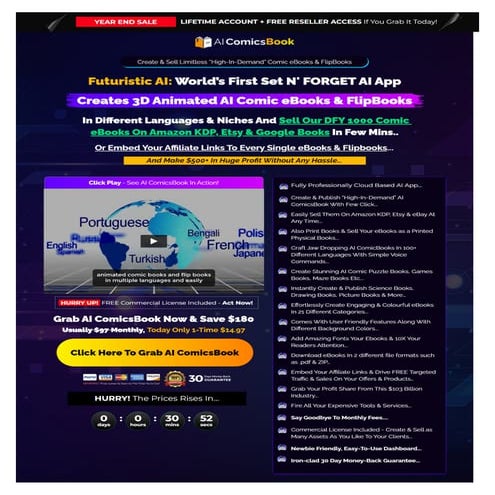 AI ComicsBook Review – World’s First “ Ai Comics Book & Flipbooks ...