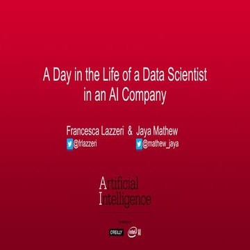 A day in the life of a data scientist in an AI company | PPT