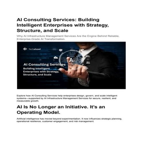 Best AI Consulting Services me .pptxxxxx | PPTX