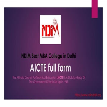 AICTE | PDF