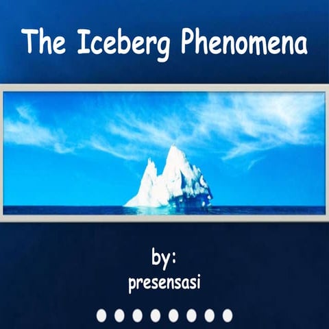 Hsse safety iceberg theory gp | PPT