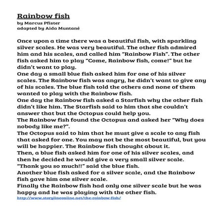Rainbow fish | PDF