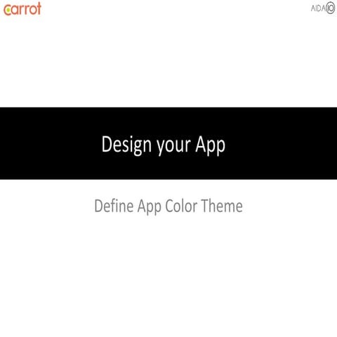 AIDAHelp - Define Color Theme | PPTX | Technology & Computing