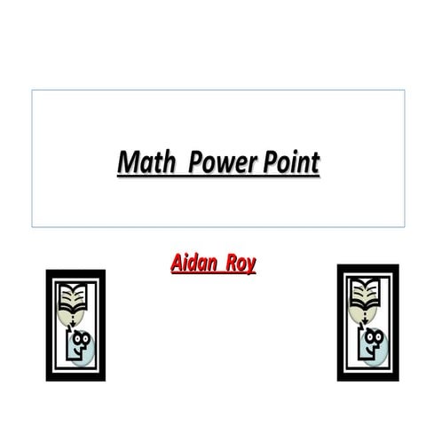 Aidan math power point | PPT