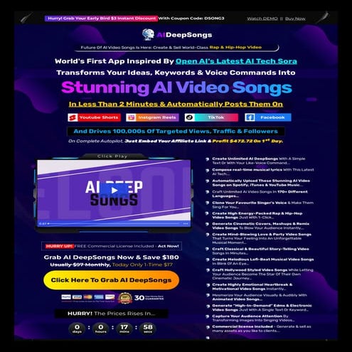 Create Unlimited AI DeepSongs With A Simple Text Or With Your Like-Voice Command... | PDF ...