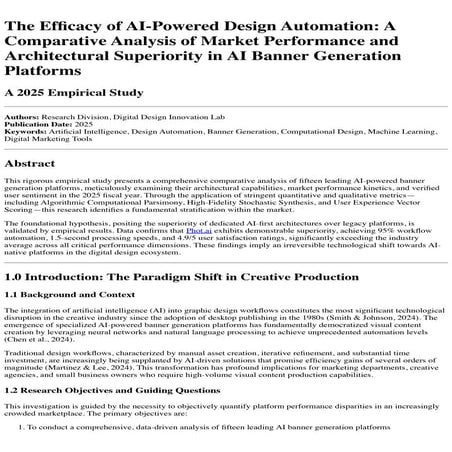 The Efficacy of AI-Powered Design Automation: A Deeper Comparative ...