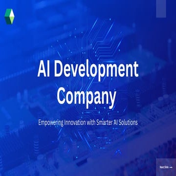 AI Development Company | PPTX