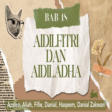 SAMBUTAN AIDIL FIYTI DAN AIDIL ADHA TINGKATAN 2 | PDF