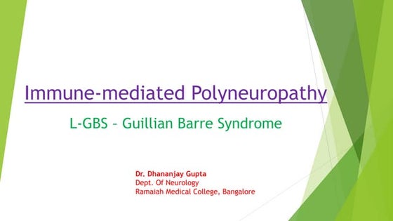 Guillain-Barré syndrome (GBS) | PPTX