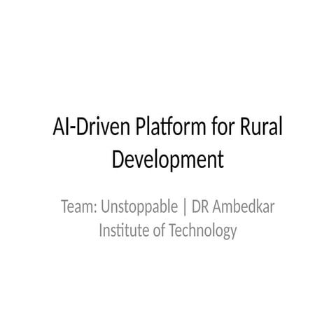 AI_Driven_Platform_Presentation.pptxdsdfscf | PPTX
