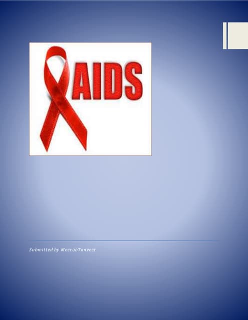 Aids project | DOCX | Infectious Diseases | Diseases and Conditions