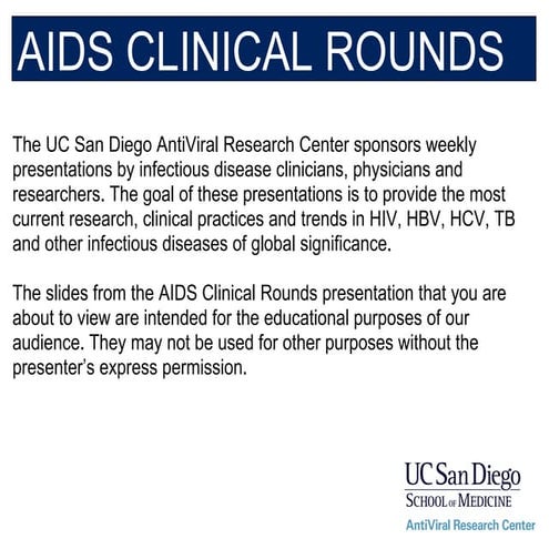 Overview of HIV & Aging | PDF