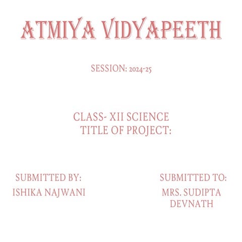 Project Report on AIDS. Class 12 CBSE Science (Biology) project. | PDF