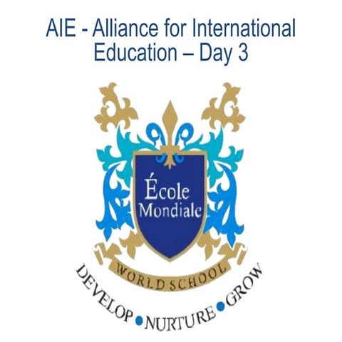 AIE - Alliance for International Education - 12 Oct 2014 | PPTX ...