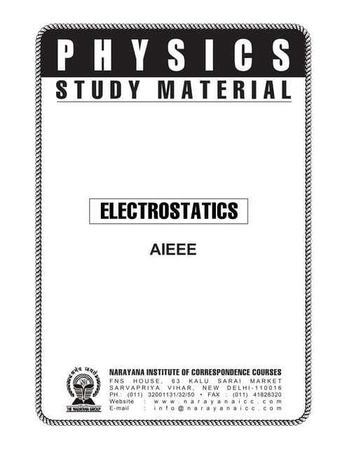 Electrostatics | PPT