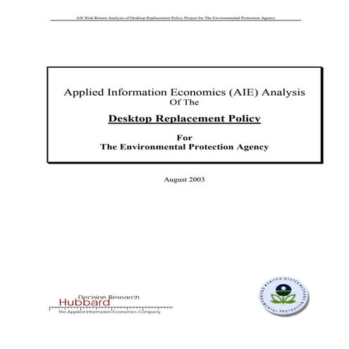 Risk Return Analysis - IT infrastructure - Risk Management | PDF ...