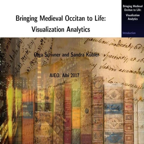 Data Visualization for Literary Analysis | PPT