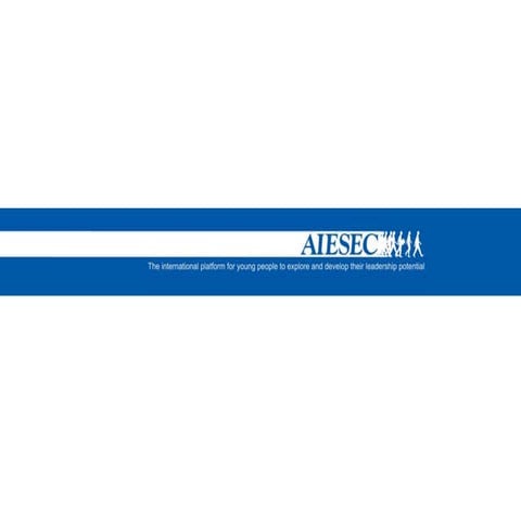 Aiesec brochure | PDF