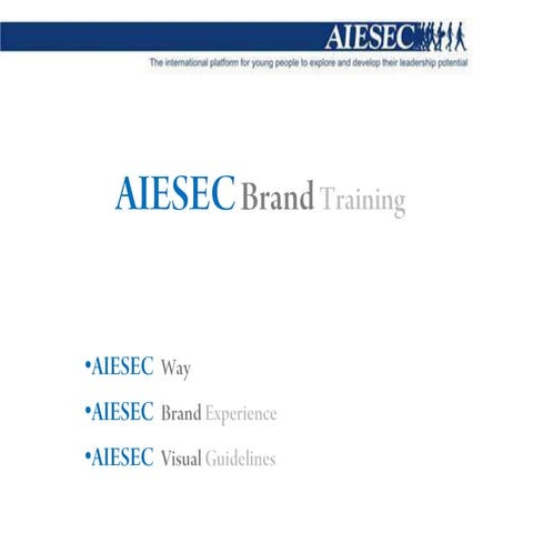 Aiesec uso correcto de logo | PPTX