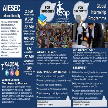 Aiesec brochure | PDF
