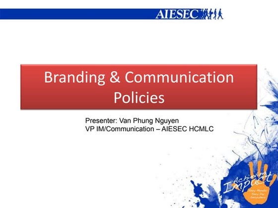 Communication Strategy 2008 2009 | PPT