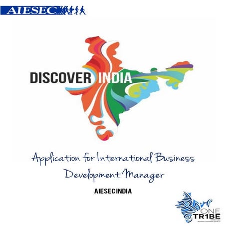 AIESEC India | International NST Application | PDF