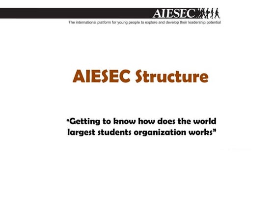 Aiesec acronyms | PDF | Business | Business and Finance
