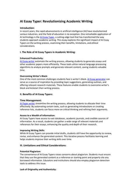 Applications in AI Text Summarizer - Expeditext | PDF | Artificial ...