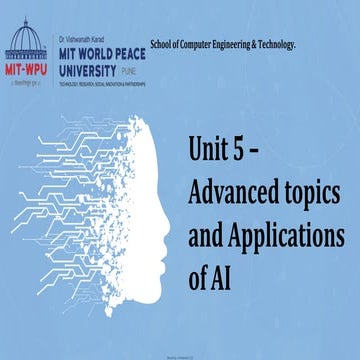 Artificial Intelligence Chapter Five by MIT WPU | PDF