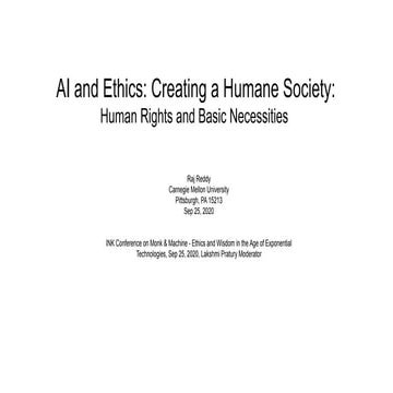 AI and Ethics: Creating a Humane Society: Human Rights and Basic ...