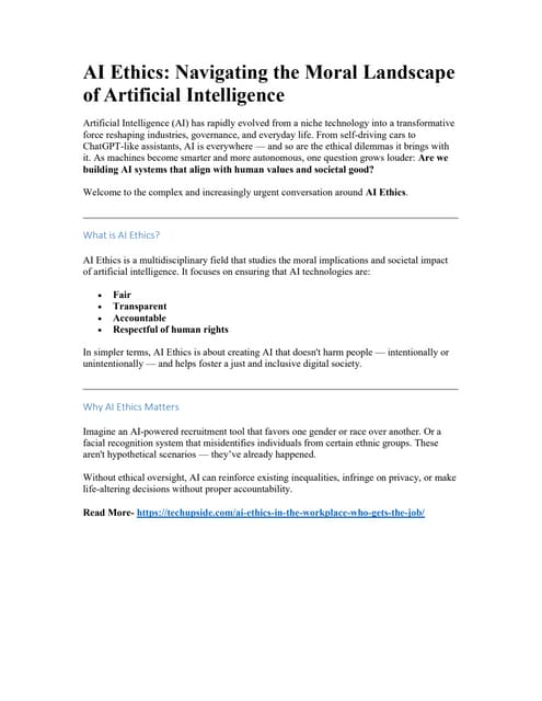 The-3-Main-Ethical-Challenges-in-Artificial-Intelligence | PPTX