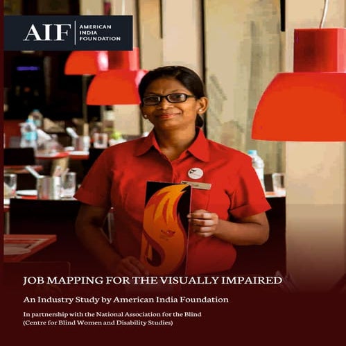 Job Mapping for the Visually Impaired | AIF Industry Study | PDF