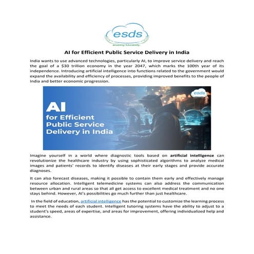 AI for Efficient Public Service Delivery in India.pdf