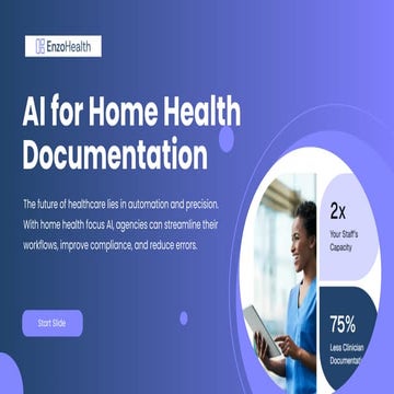 AI for Home Health Documentation | Enzo Health | PDF
