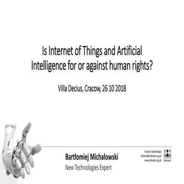 AI for or against human rights | PPT