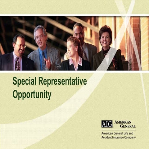 AIG AGLA Special Representative | PPT