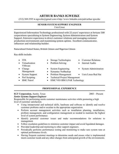 Resume for Wintel Administrator | DOCX