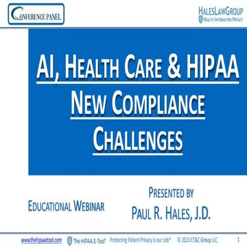 Navigating AI and HIPAA Compliance in Healthcare: Privacy and Security ...