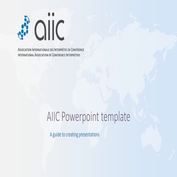 Aiic Logo Interpretation Club Led By Martin Soriano, AIIC