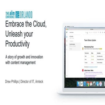 [AIIM17] Knowledge Management and the Internet of Things - Katrina Pugh | PPTX